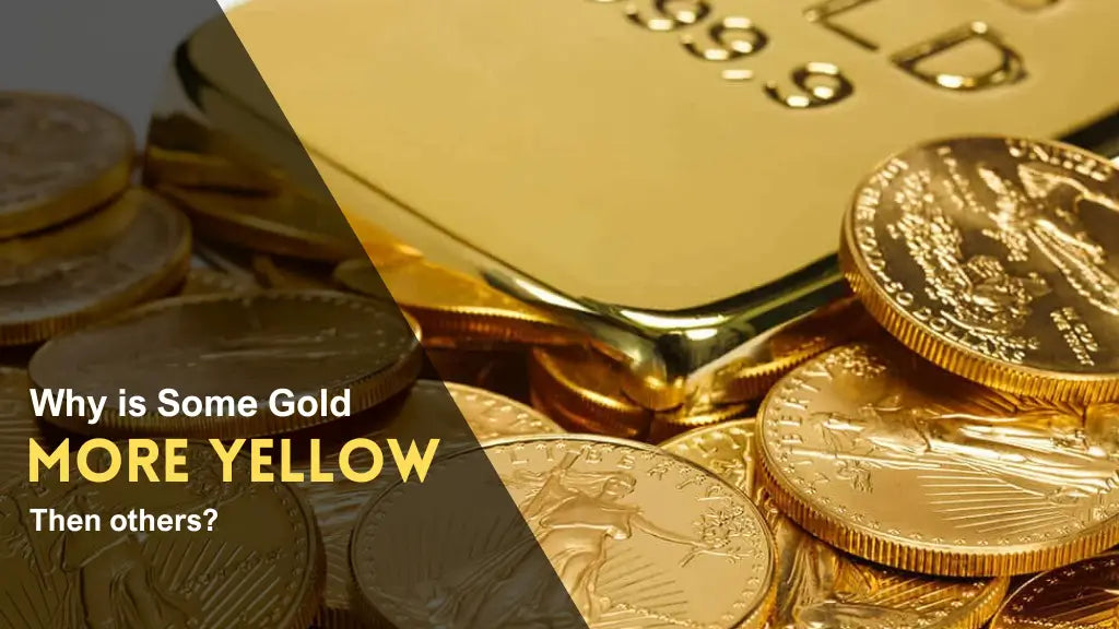 why is some gold more yellow than others